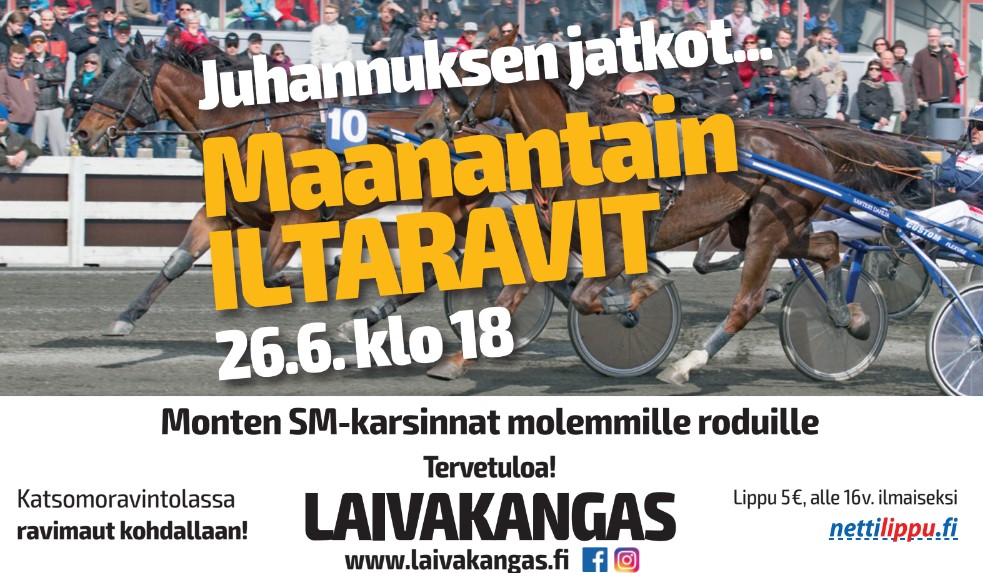 Extramaanantain ravit | Laivakankaan ravirata